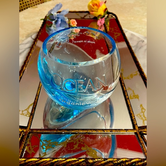 Ocean Organic Vodka Glass | Other | Ocean Organic Vodka Made In Hawaii ...